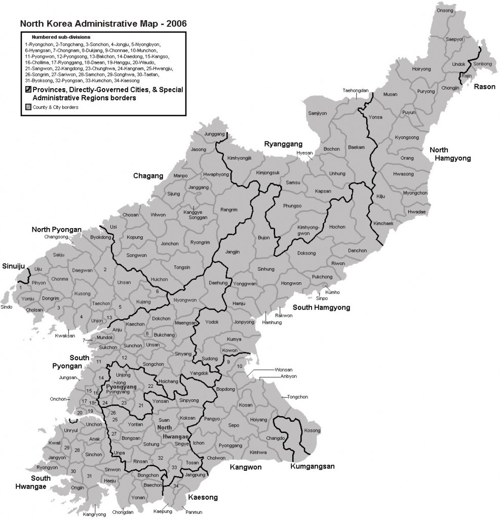 Provinces of North Korea - 38 North: Informed Analysis of North Korea