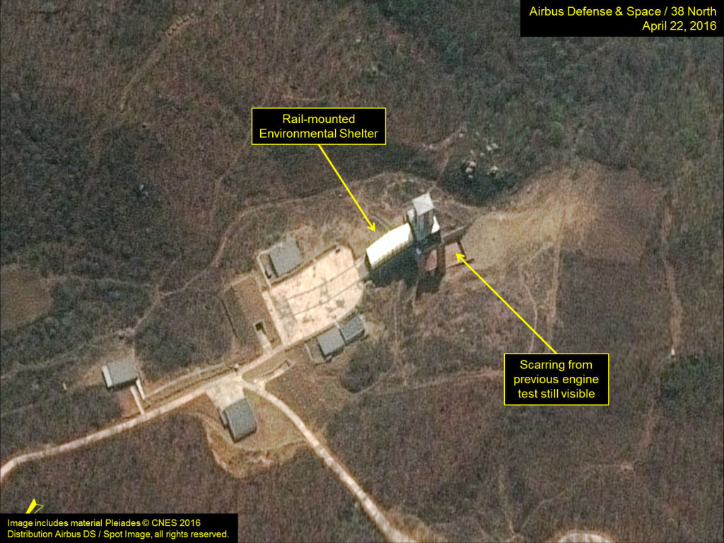 Sohae Satellite Launching Station: Activity at the Vertical Engine Test ...