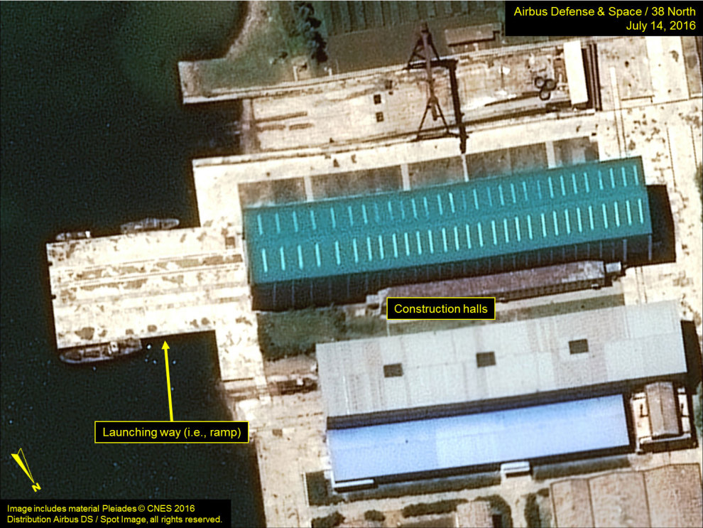 North Korea’s Ballistic Missile Submarine: Probable Post-Missile Test ...