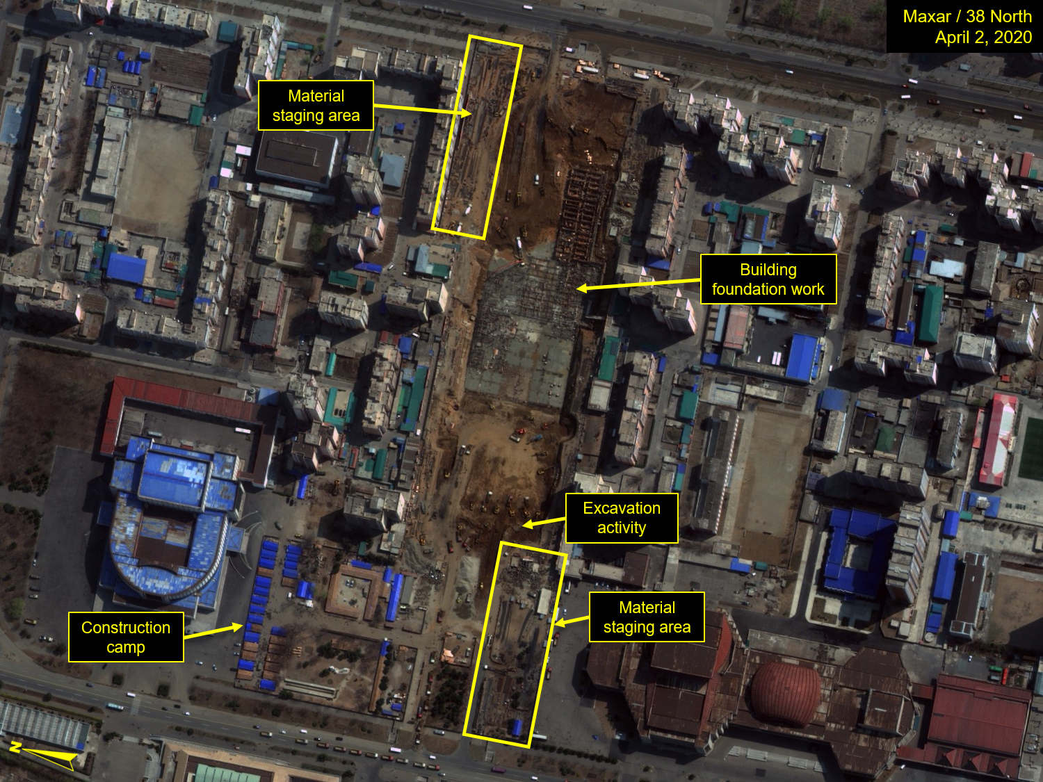 Construction Progressing Rapidly at the Pyongyang General Hospital - 38 ...