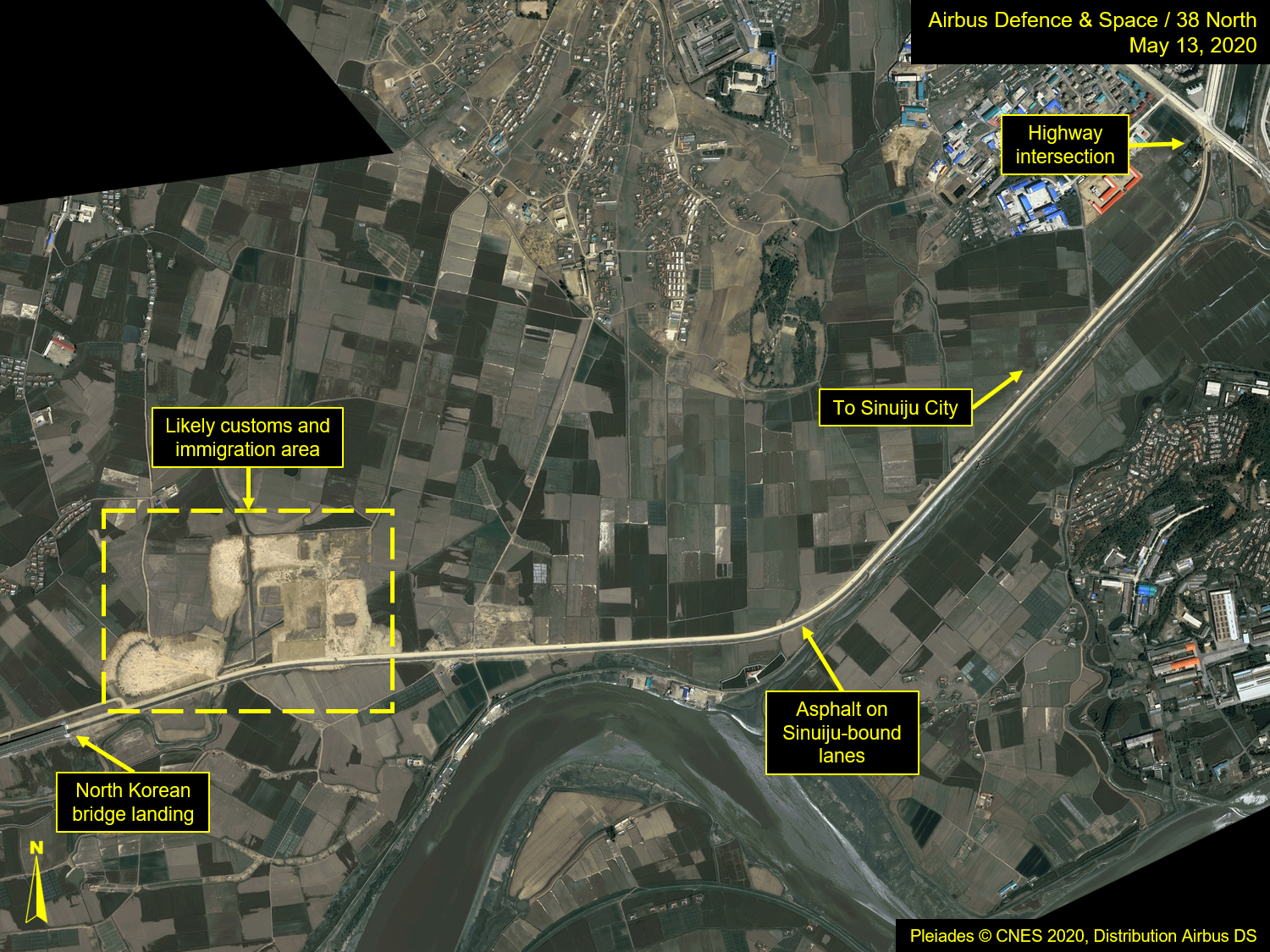 New Yalu Bridge Construction Hits Another Milestone - 38 North ...