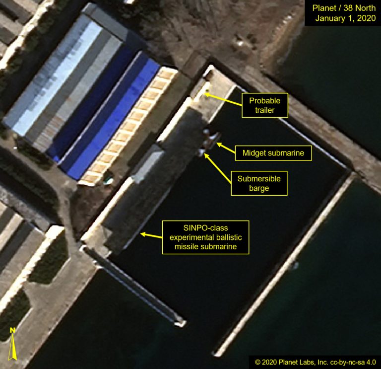 Unusual Object Remains at the Sinpo South Shipyard, Possible Midget ...