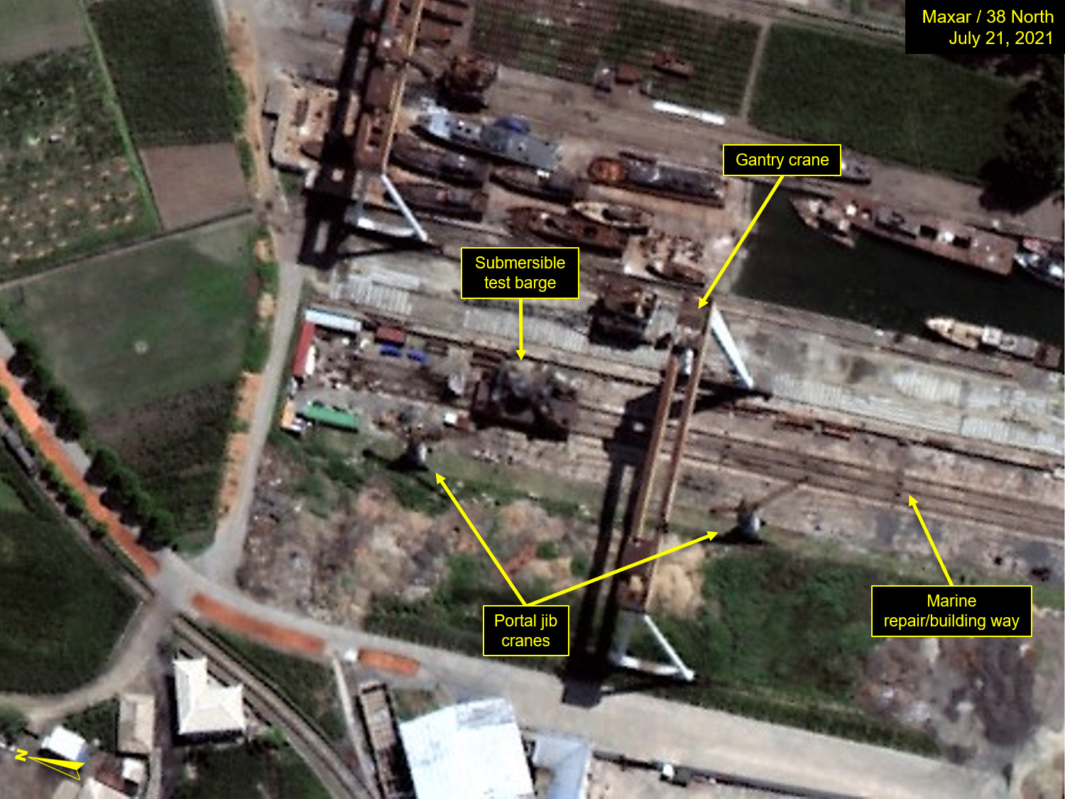 Nampho Naval Shipyard: Second Submersible Test Barge Still Out of Water ...