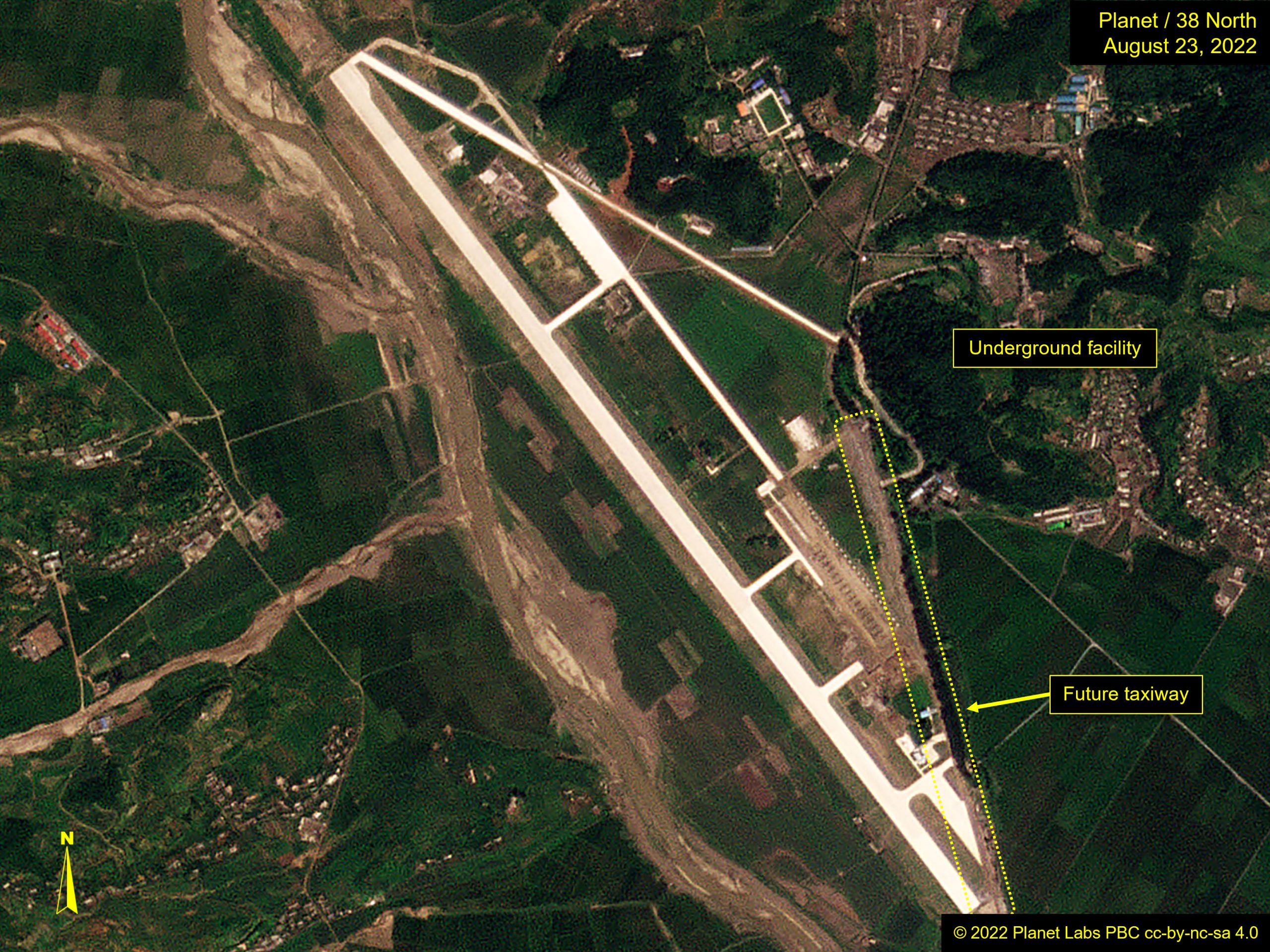 Sunchon Airfield: Main Runway Extension Complete - 38 North: Informed ...