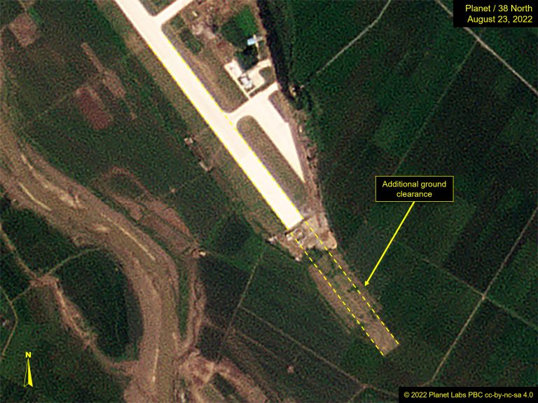 Sunchon Airfield: Main Runway Extension Complete - 38 North: Informed ...