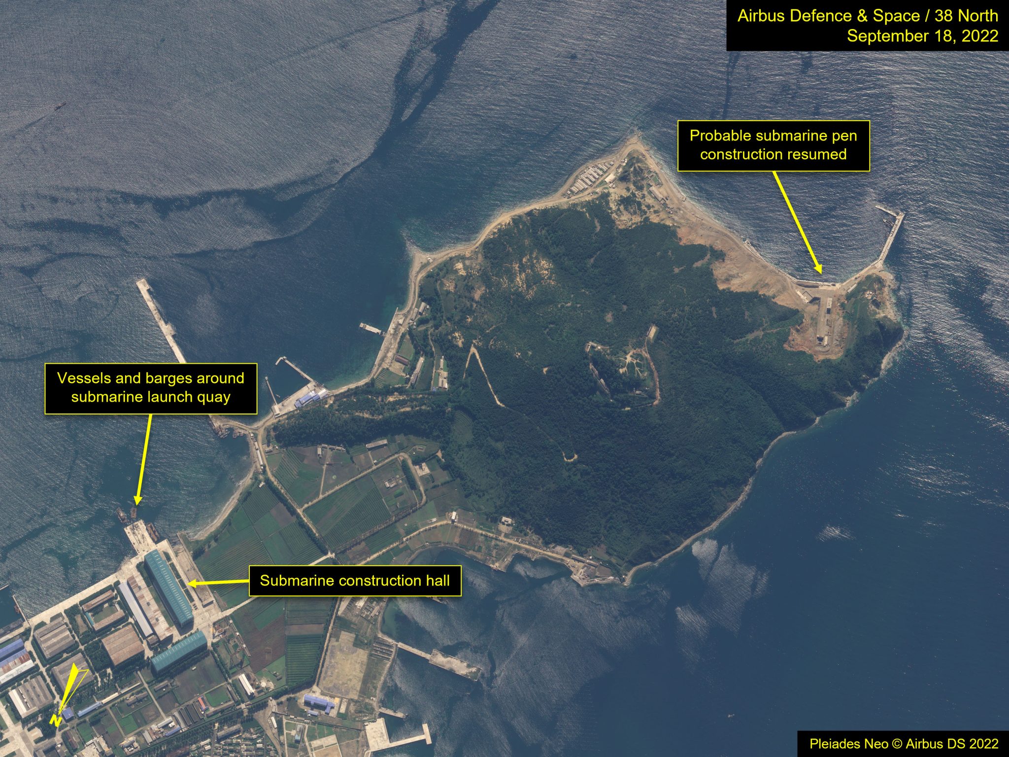 Sinpho South Shipyard: Possible Preparations for New Submarine Launch ...