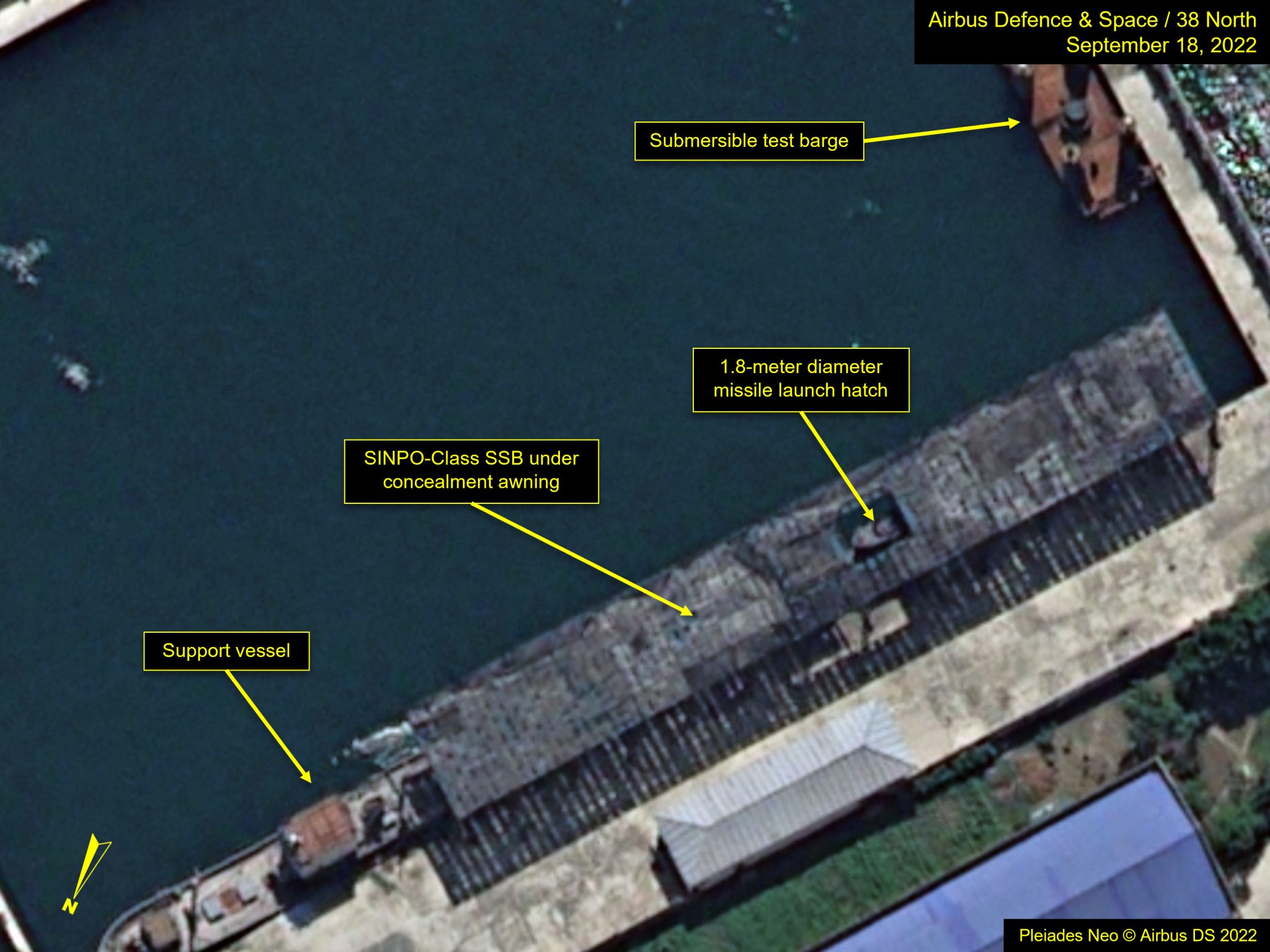 Sinpho South Shipyard: Possible Preparations for New Submarine Launch ...