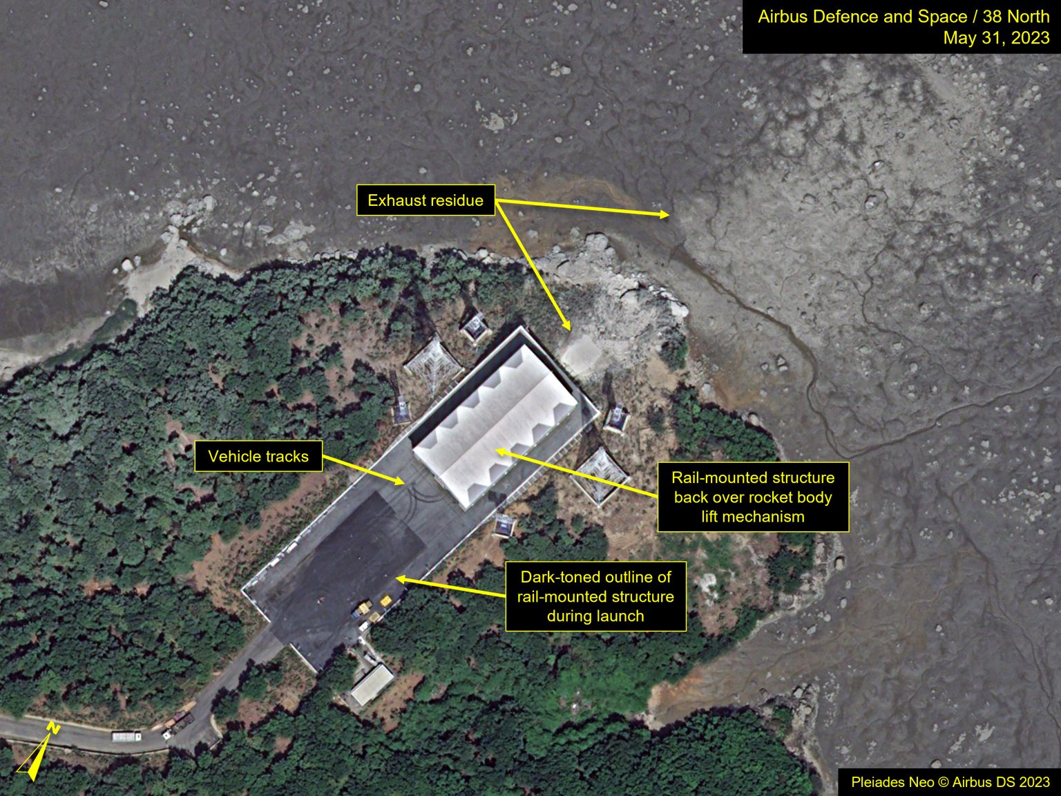 Sohae Satellite Launching Station: Post-launch Clarity - 38 North ...