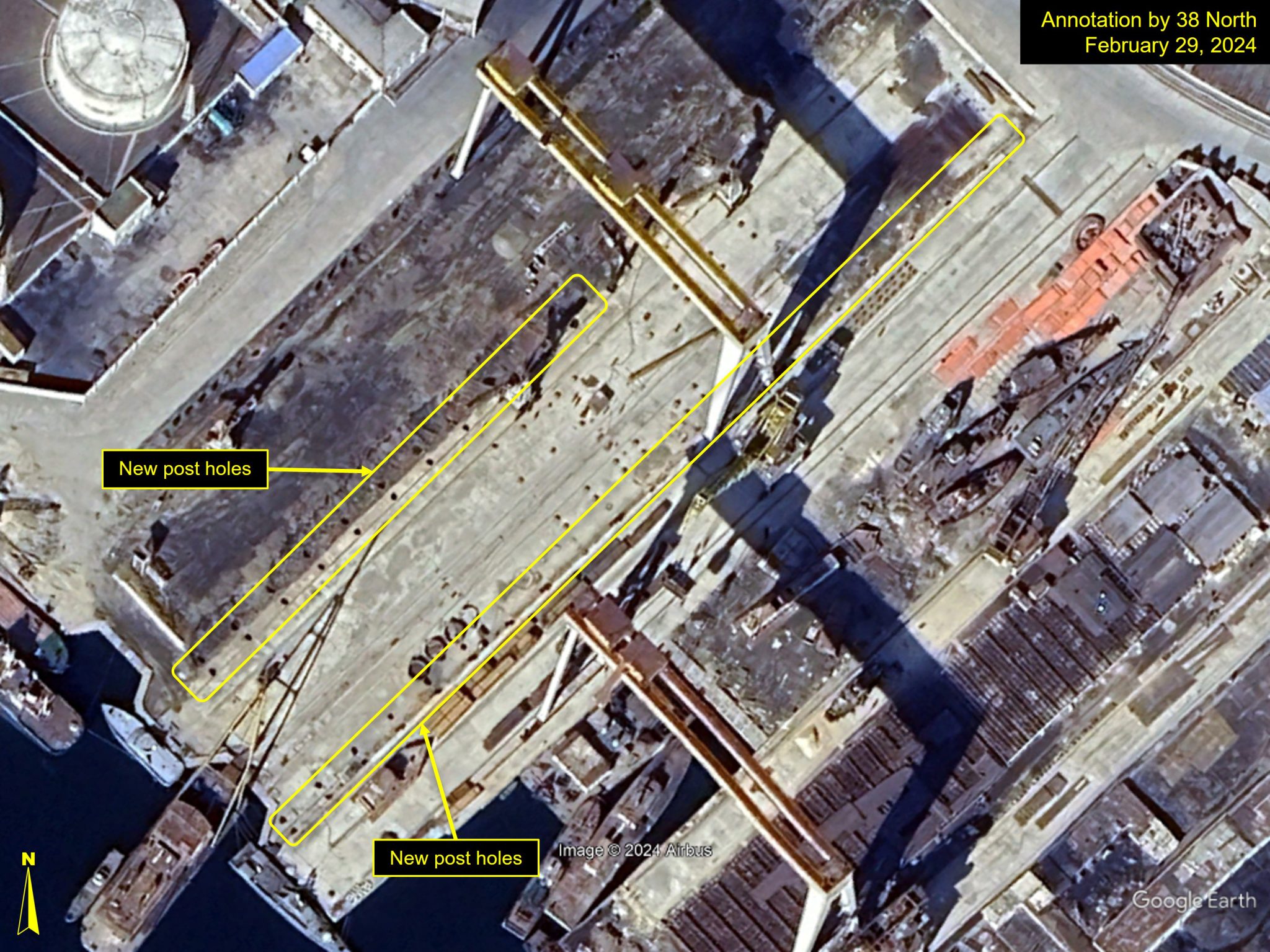 Major Construction at Nampho Port - 38 North: Informed Analysis of North Korea