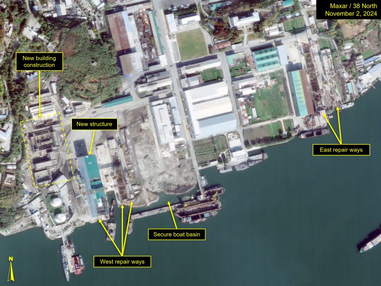 Construction Expands at Nampho Port - 38 North: Informed Analysis of ...