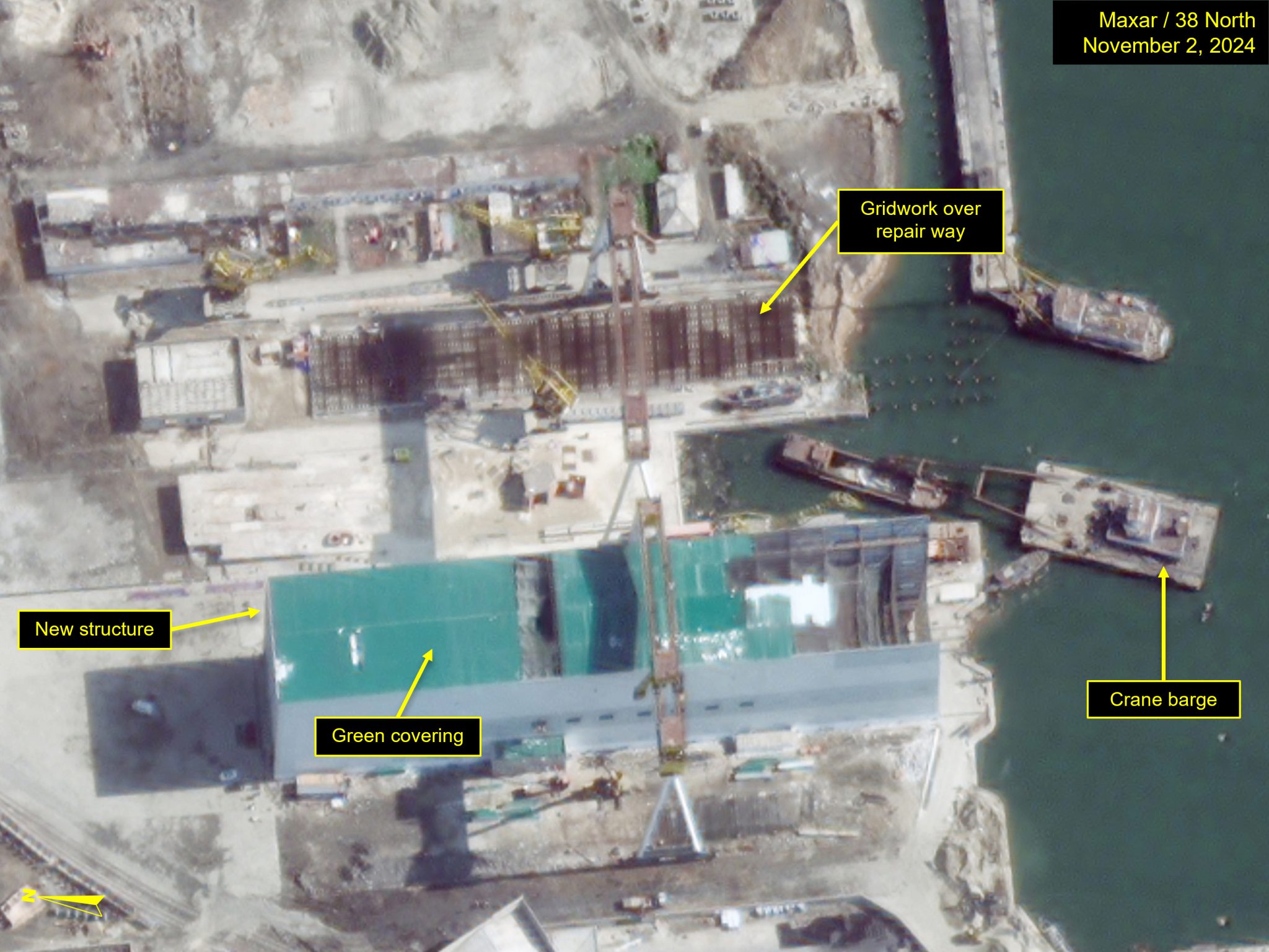 Construction Expands at Nampho Port - 38 North: Informed Analysis of ...