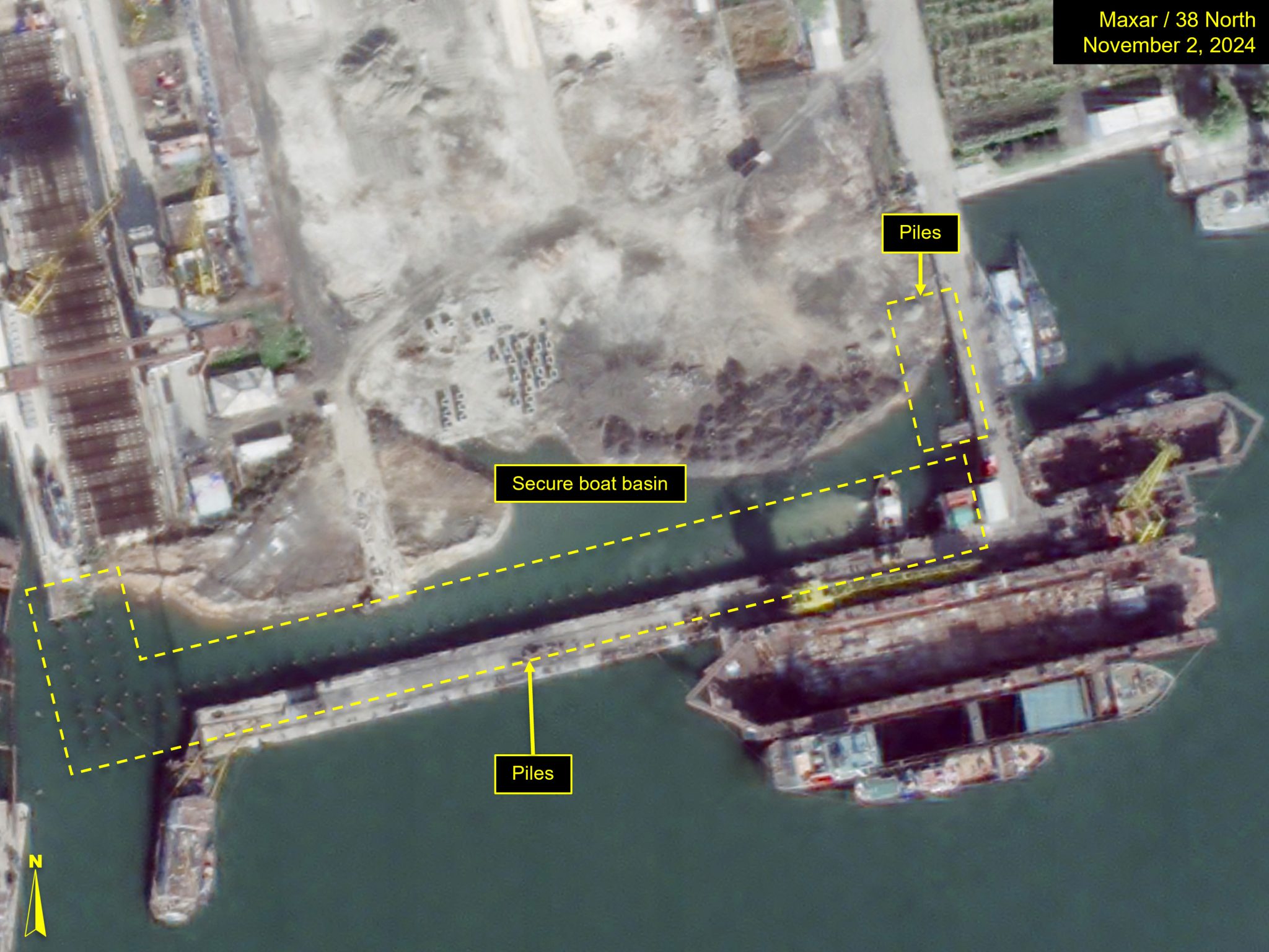 Construction Expands at Nampho Port - 38 North: Informed Analysis of North Korea