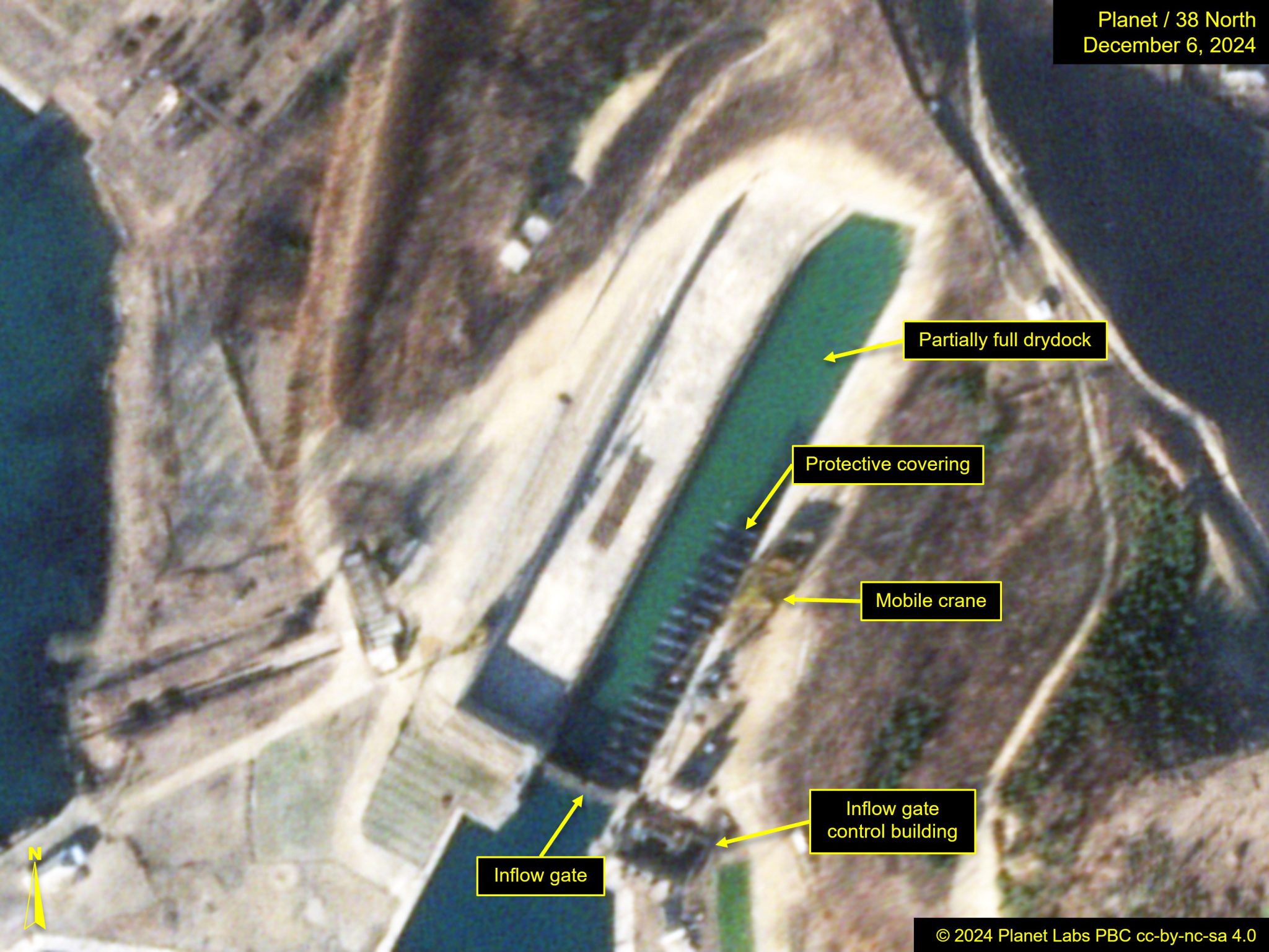 Sinpho South Shipyard: The Sinpo-C SSB Repositioned in Drydock During ...