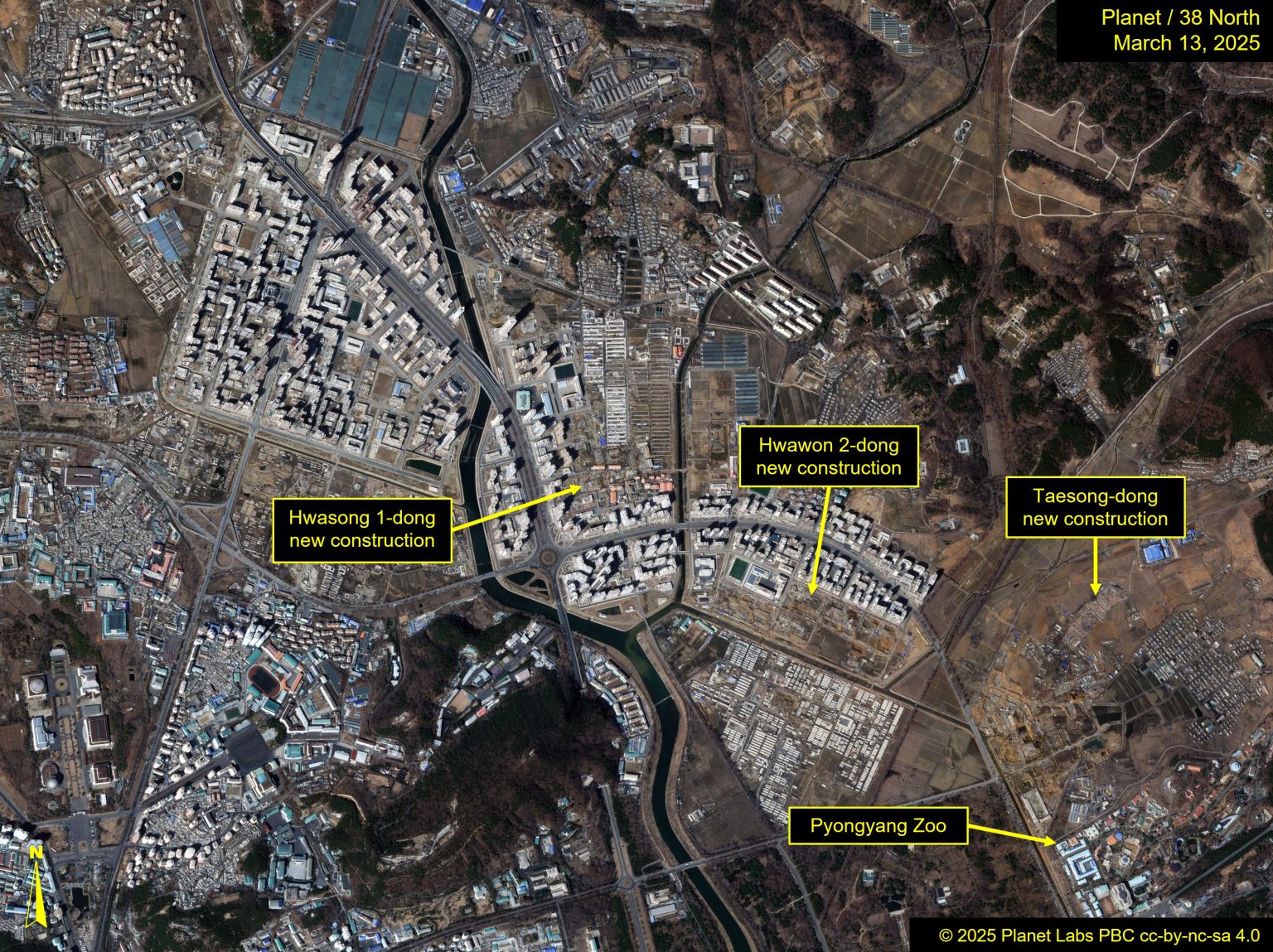 Quick Take: First Footprints of New Pyongyang Housing Project Appear ...