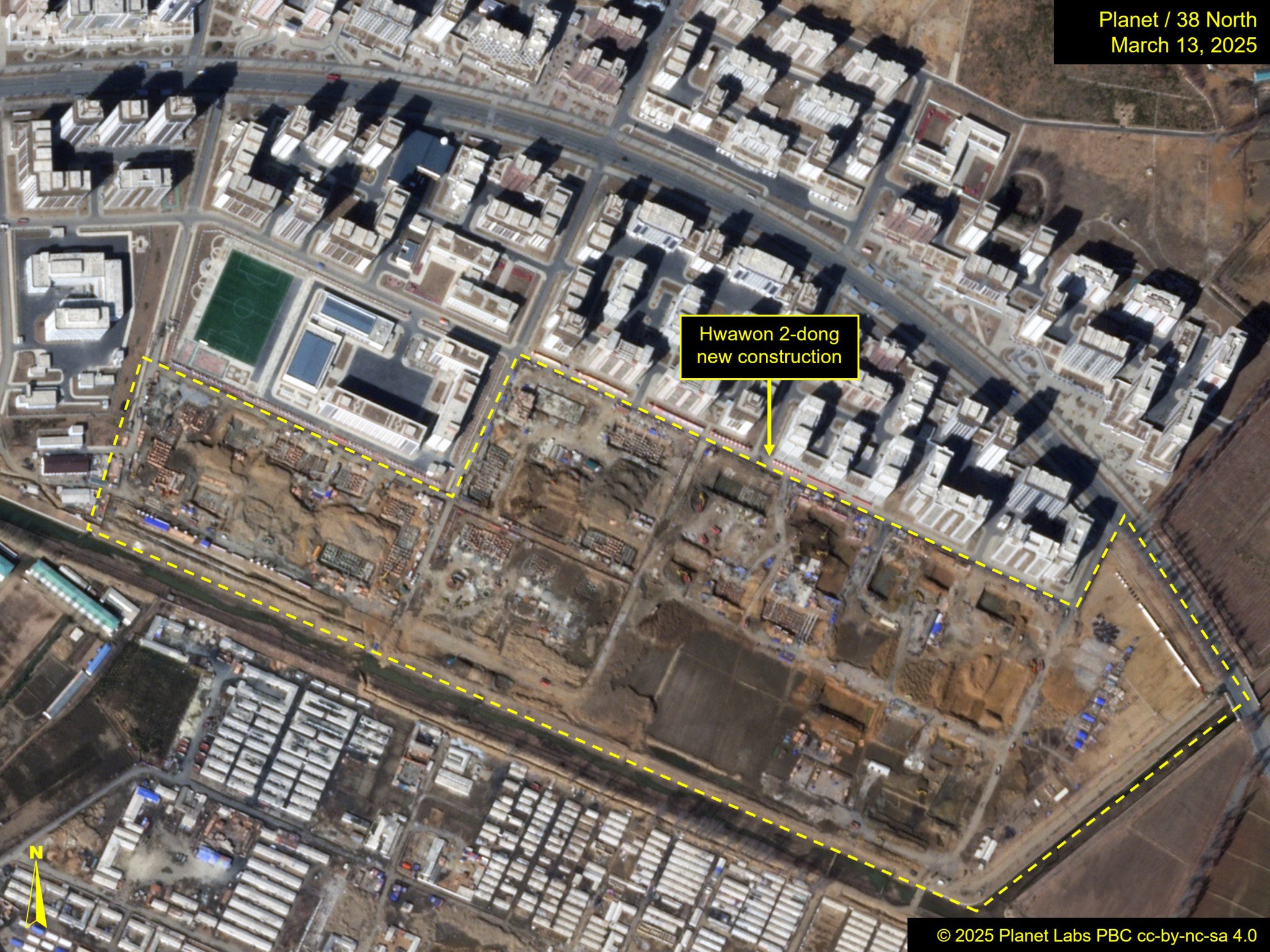 Quick Take: First Footprints of New Pyongyang Housing Project Appear ...