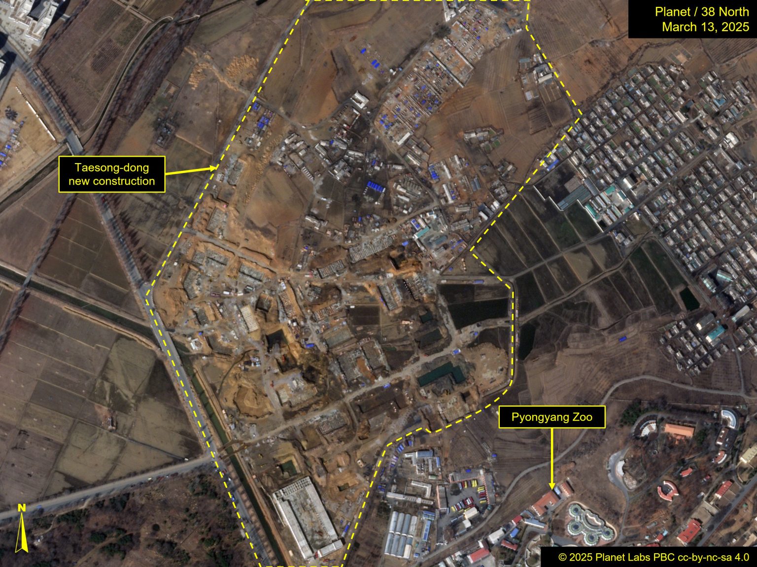 Quick Take: First Footprints of New Pyongyang Housing Project Appear ...